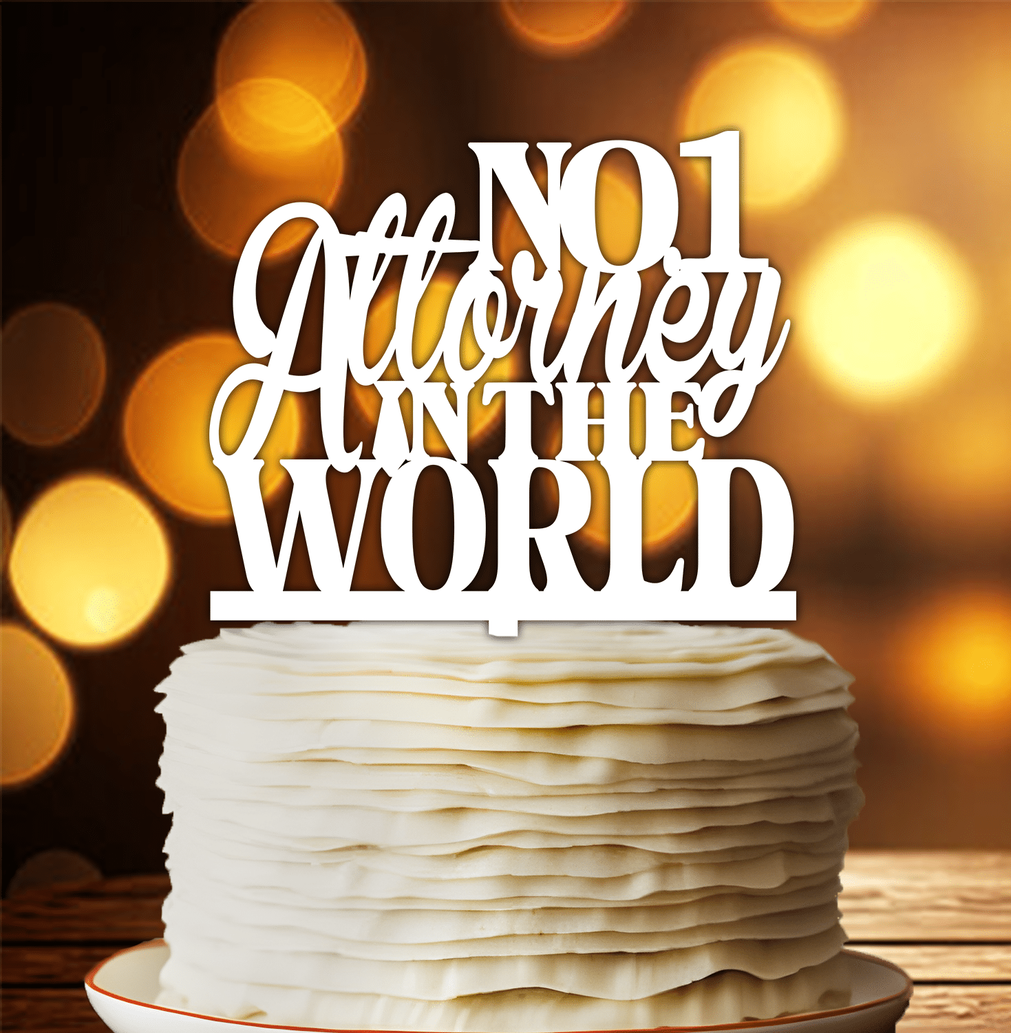 Cake Topper Attorney/Avocat - Bloom Atelier - Cadouri personalizate ...